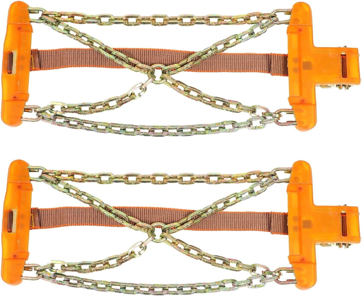 Car Anti-skid Snow Tire Chains, 2pcs Steel Mud and Ice Traction ...