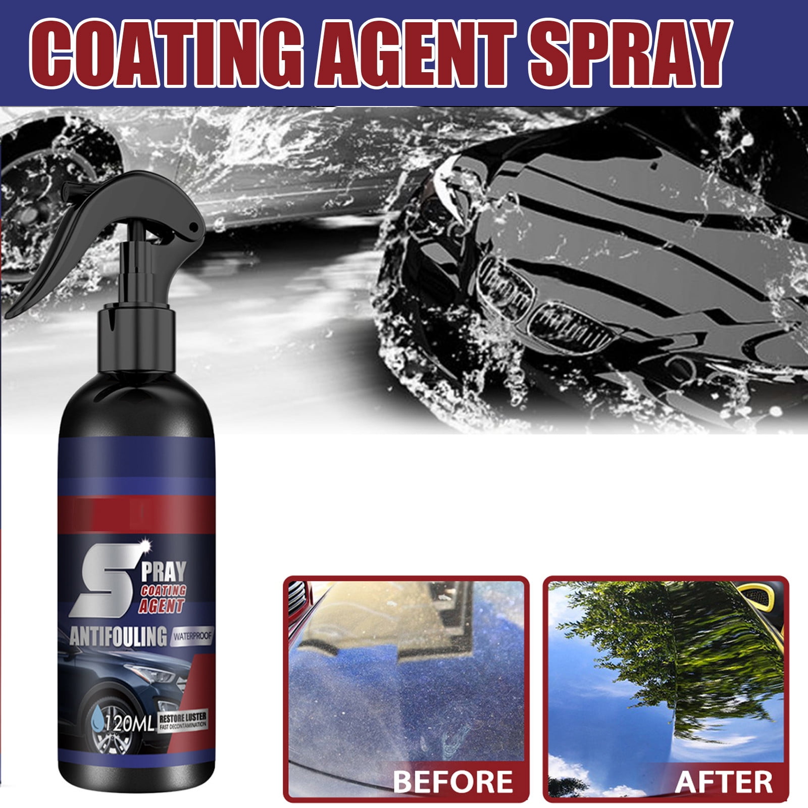 Car Antifouling Spray Advanced Protection Against Dirt & Stains,Easy Application,Long-Lasting ...