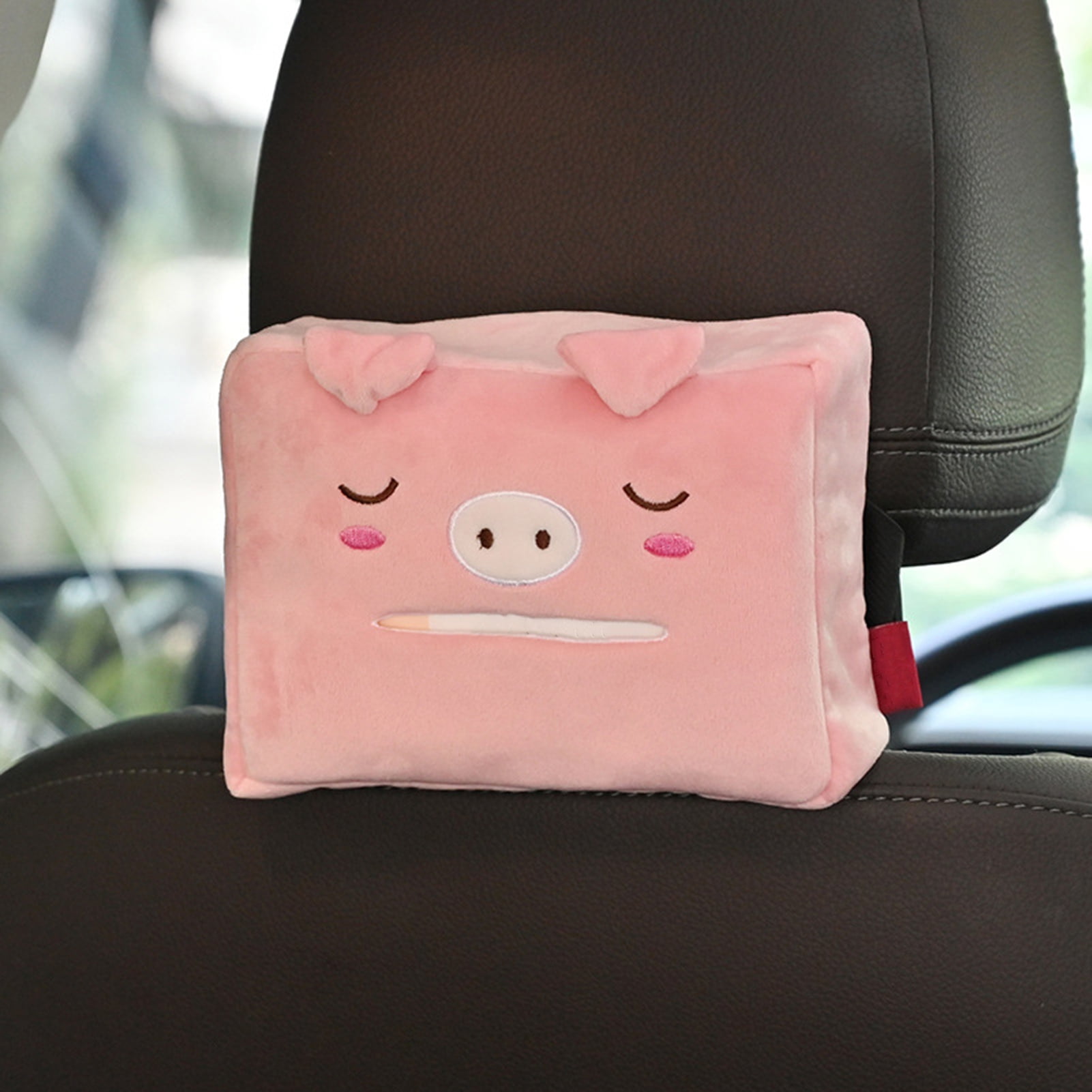 Car Armrest Box Paper Holder, Car Back Seat Headrest Hanging Tissue ...