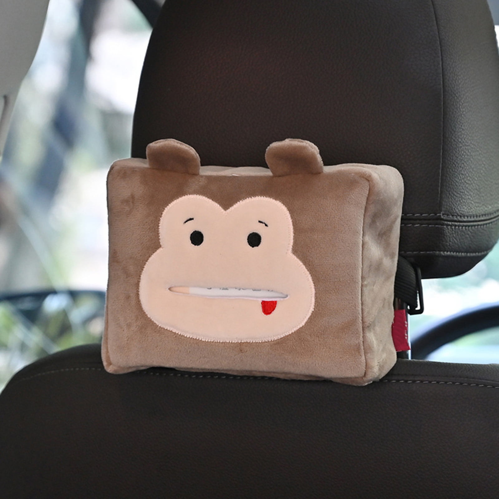 Car Armrest Box Paper Holder, Car Back Seat Headrest Hanging Tissue ...