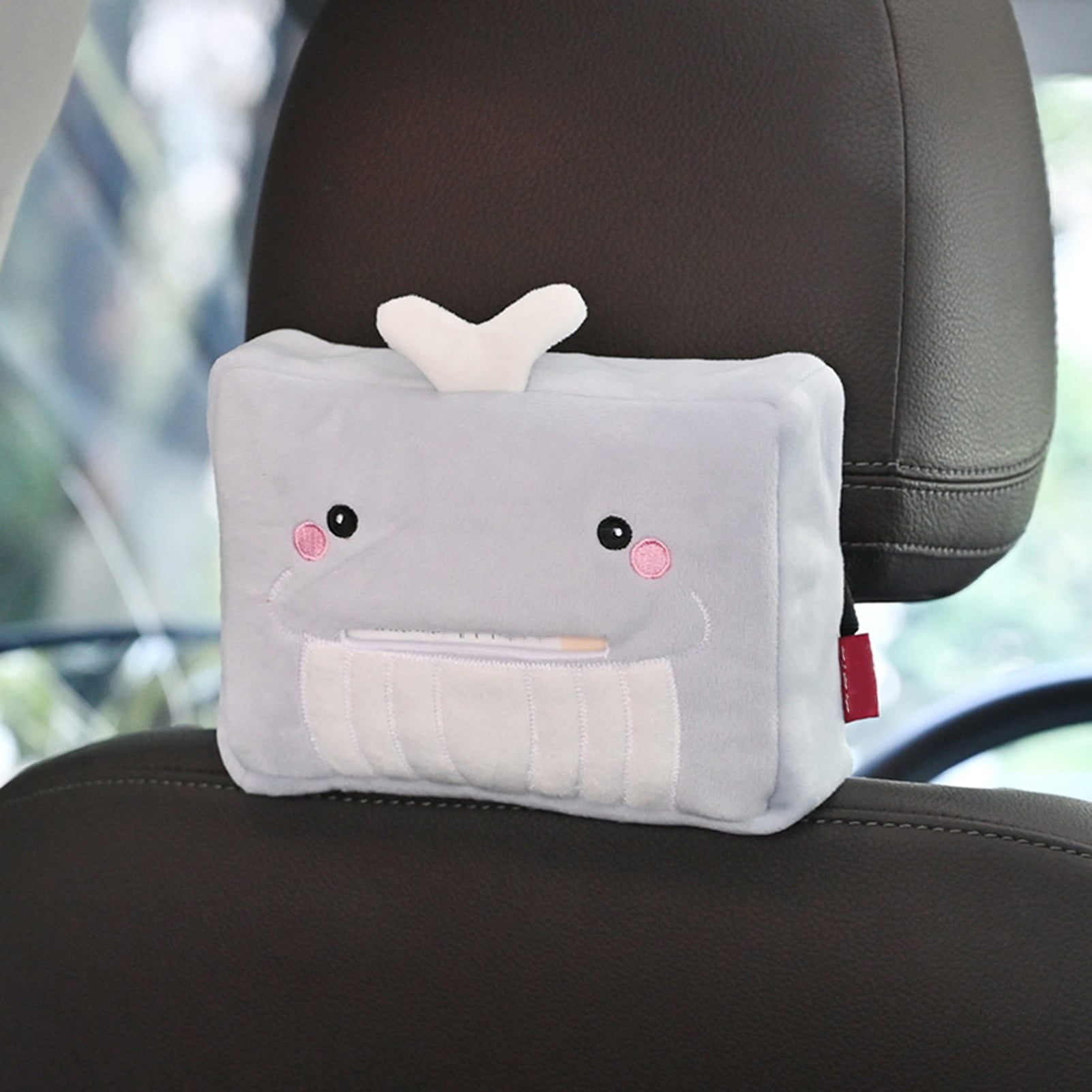 Car Armrest Box Paper Holder, Car Back Seat Headrest Hanging Tissue ...