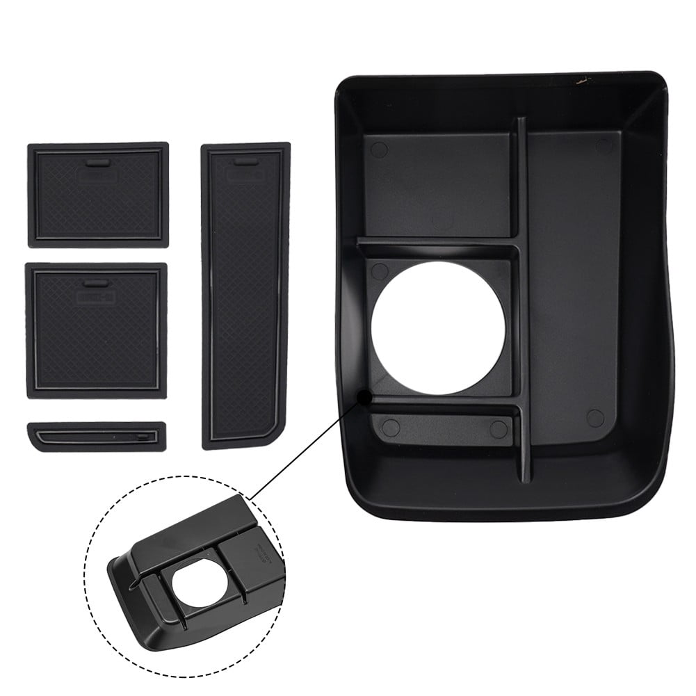 Car Armrest Center Console Organizer Storage Box Tray Cup For Dacia ...