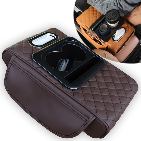 Car Armrest Storage Bag,Multi-functional 4-in-1 Mat, Car Storage Bags ...