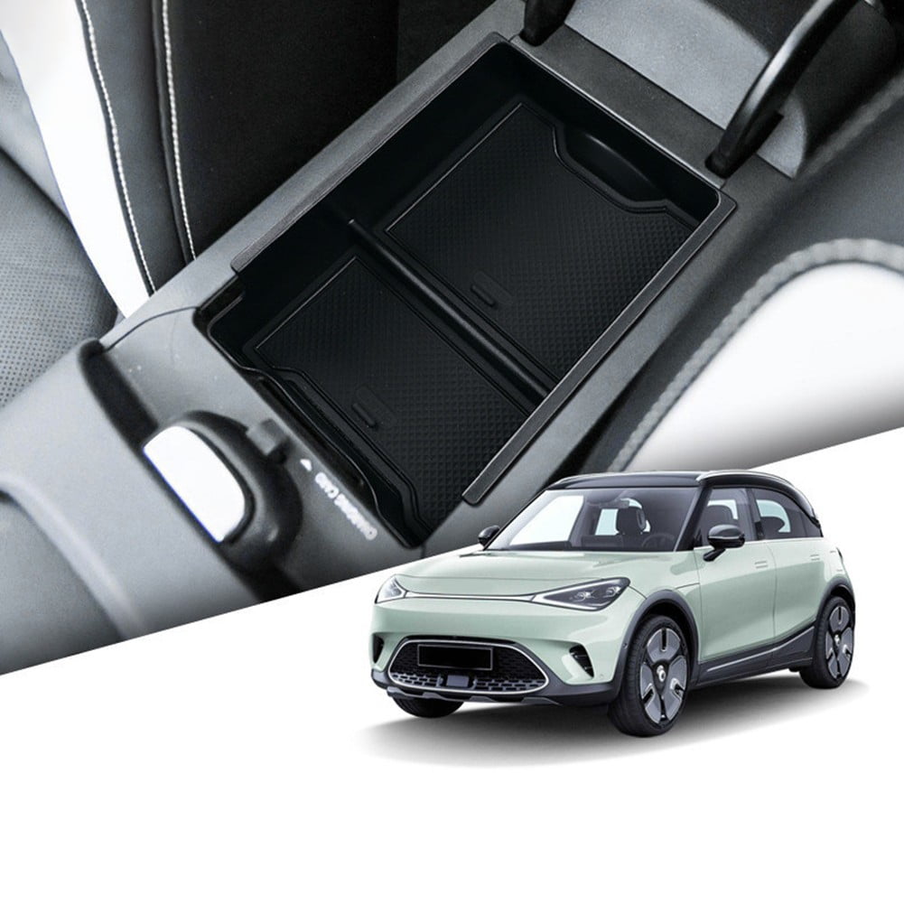 Car Armrest Storage Box Center Console Container for Smart 2023 2024 ...