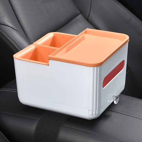 Car Armrest Storage Box - Eco-Friendly Plastic Organizer for Drinks and ...