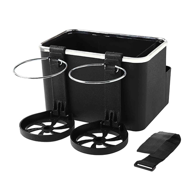 Car Armrest Storage Box with Foldable Cup Holder | Multifunctional ...