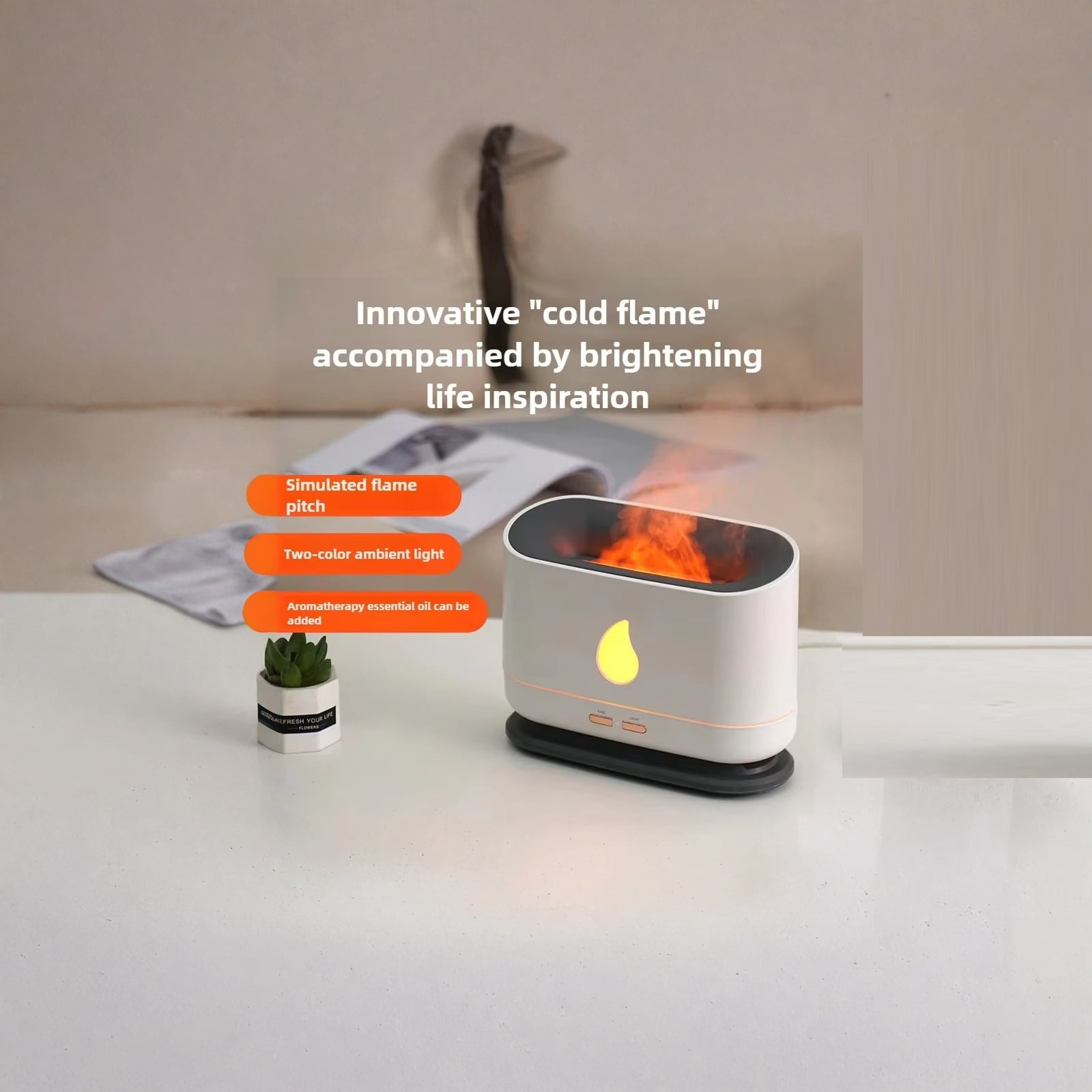 Car Aroma Diffuser with Star Projector Light, Smart Spray Air Freshener ...