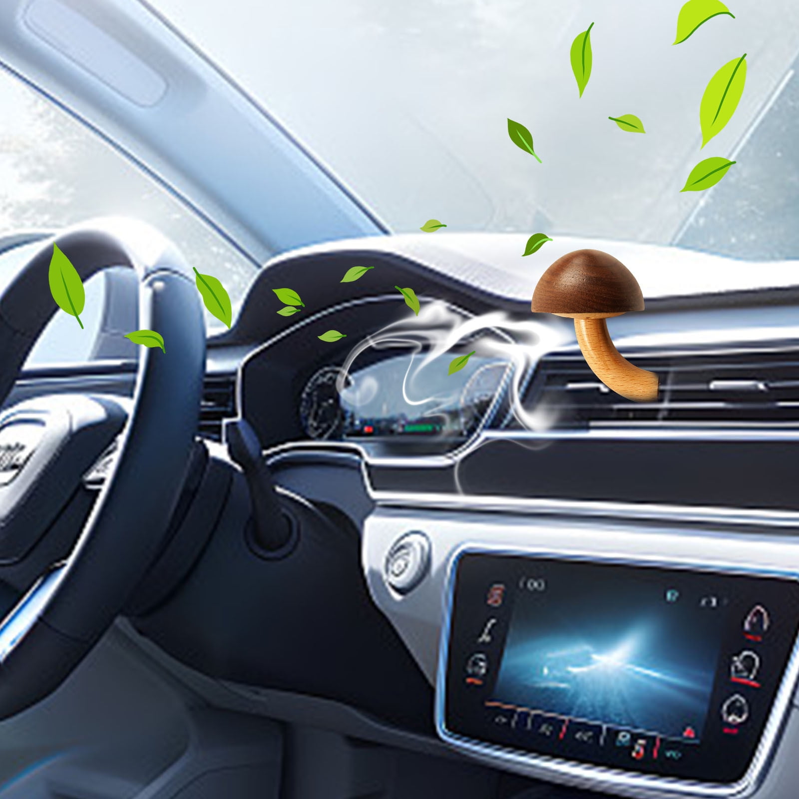 Car Aromatherapy Diffuser Under $5! Yannianjz Solid Wood Car Air Vent ...