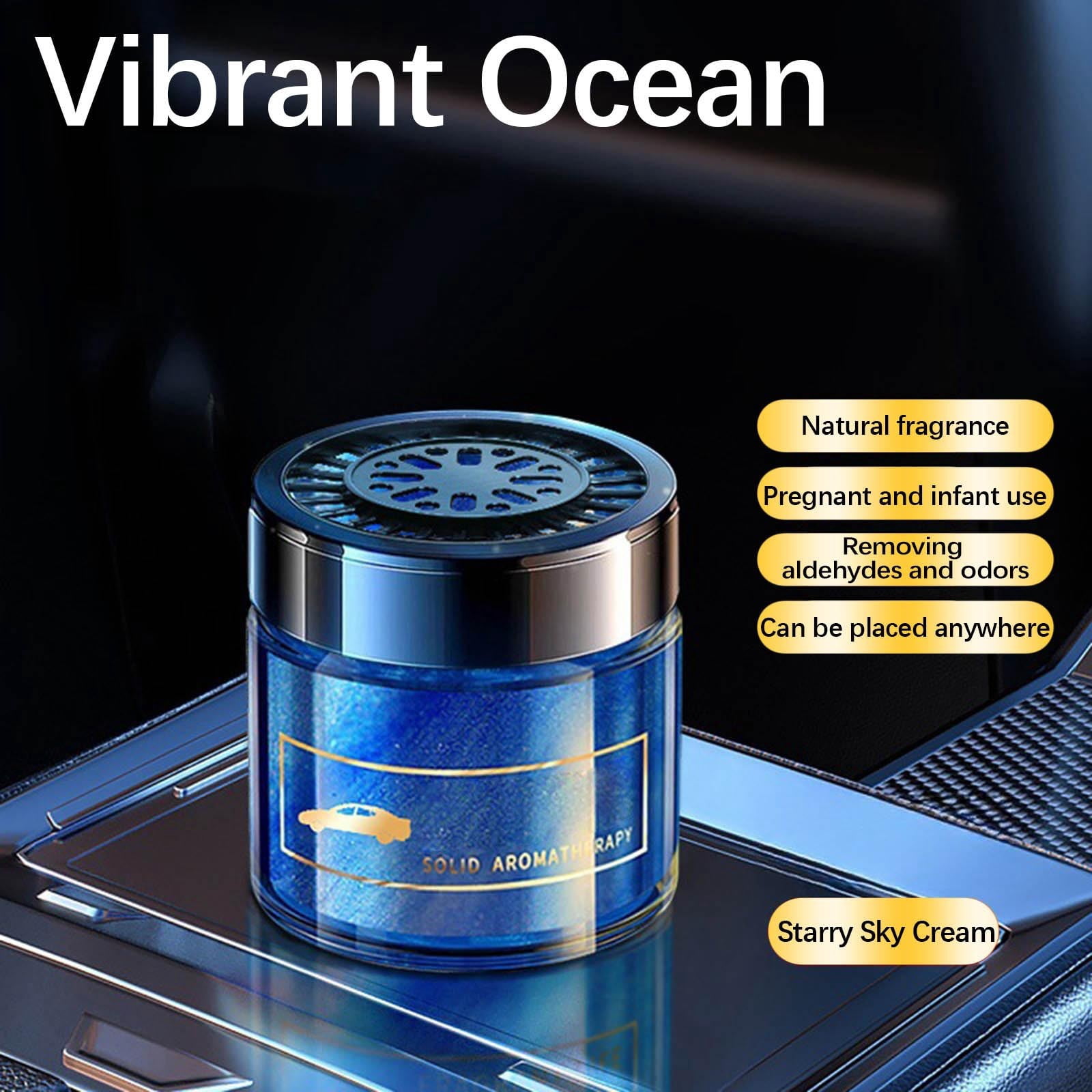 Car Aromatherapy Solid Balm | Long-lasting Odor Removal | Plant-Based ...