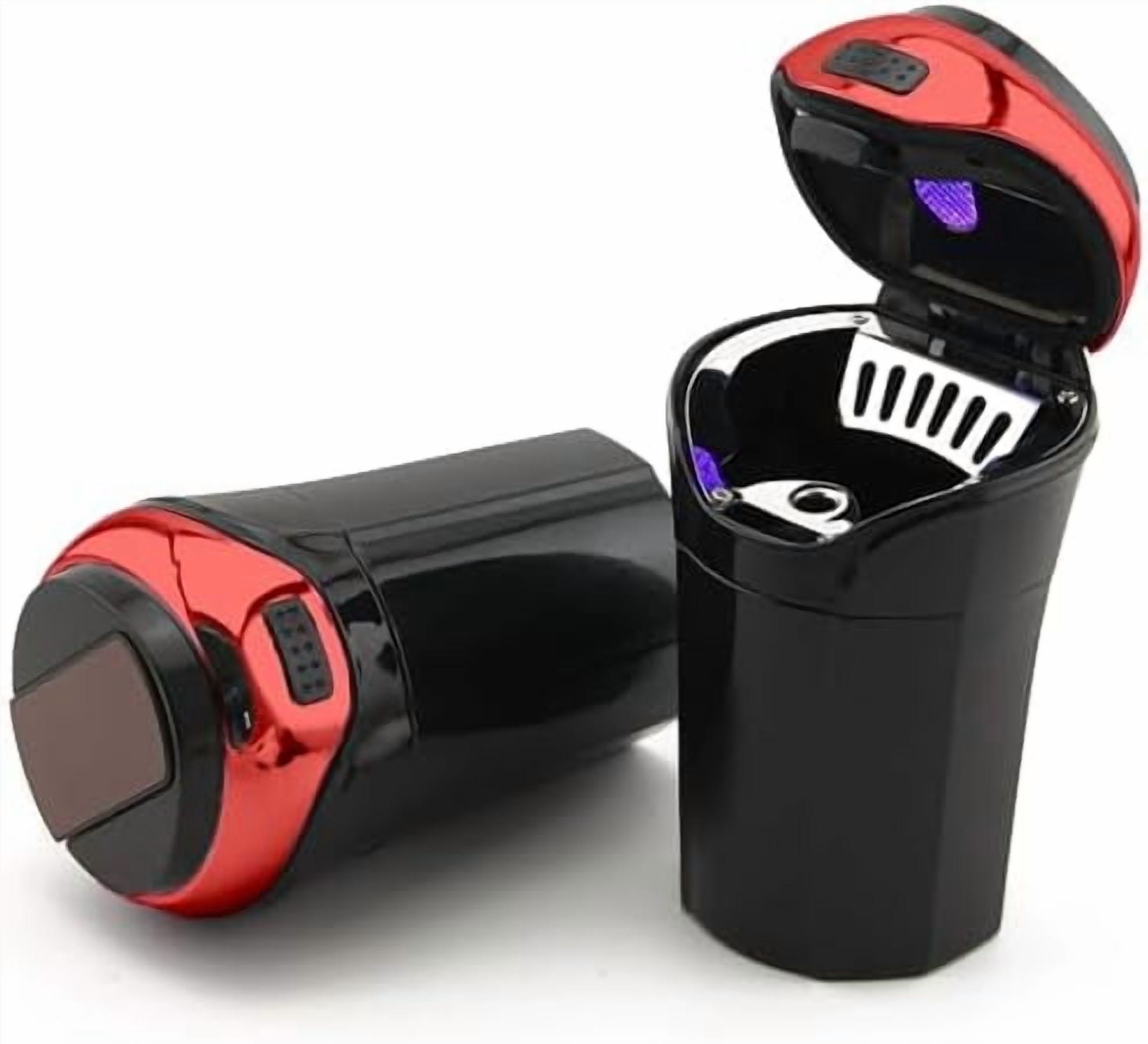 Car Ashtray (1-Pack), Easy Clean Up Detachable Stainless Car Ashtray ...