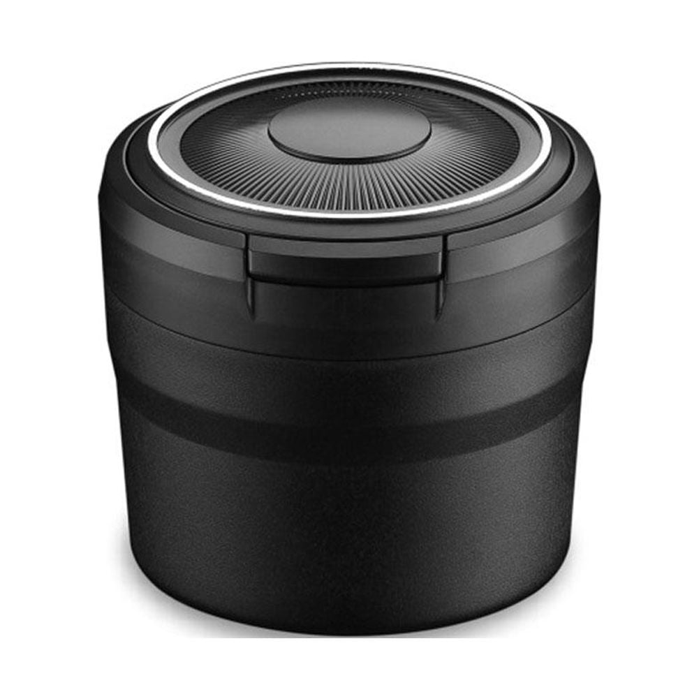 Car Ashtray With LED Light Universal Autmotive Smell Proof Fireproof ...