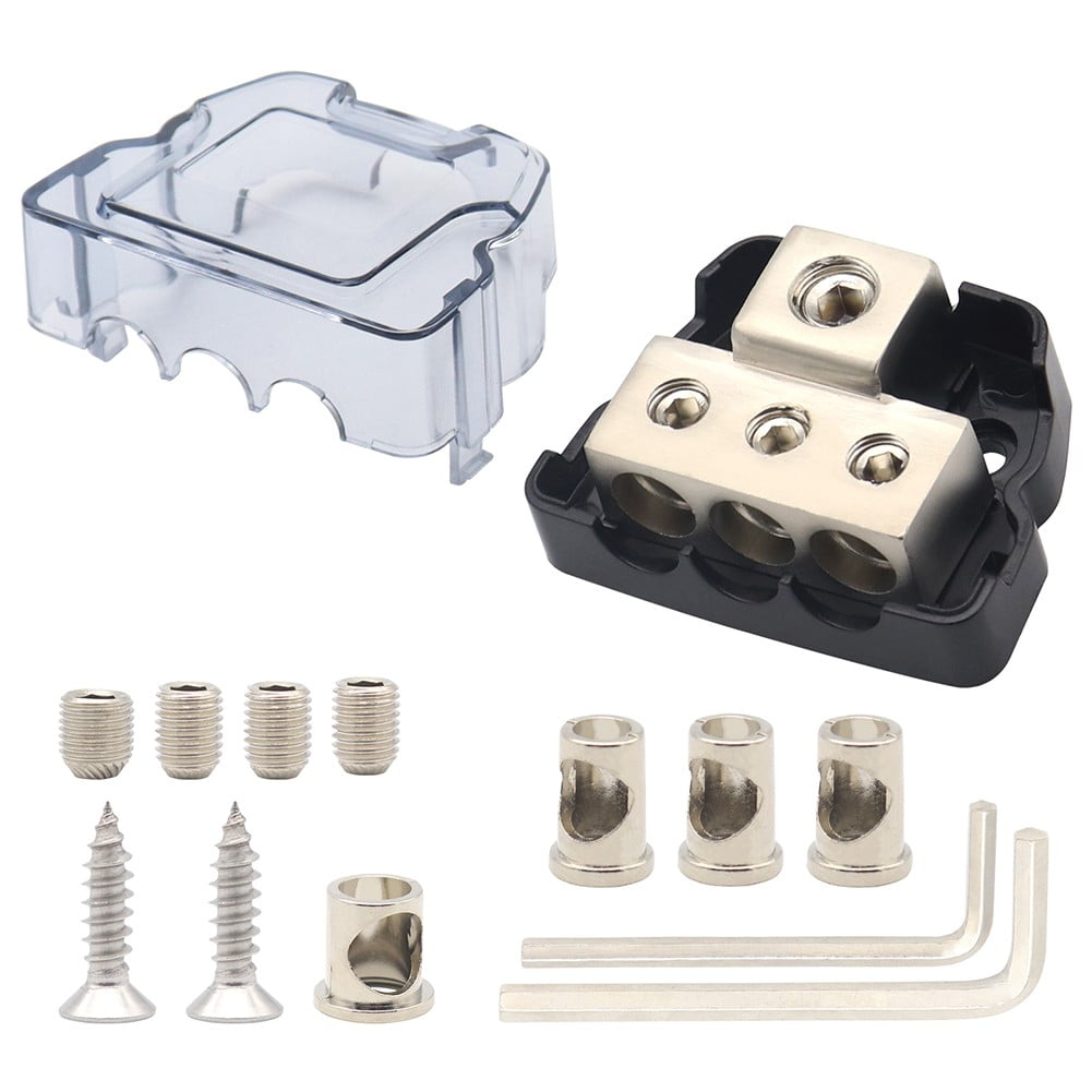 Car Audio 2 Way 3 Way 4 Way Power Distribution Block Ground Distributor ...