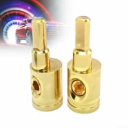 2X Car Audio Amp 1/0 Gauge Power Ground Wire Pin For Awg Terminal Input ...