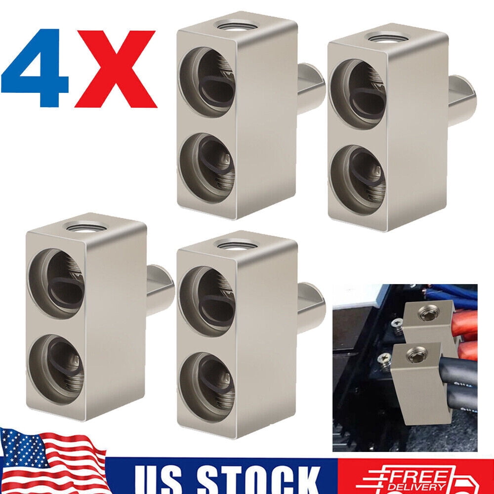 Car Audio AMP Gauge Ground Wire Pin AWG Input Wire Reducer Connector ...