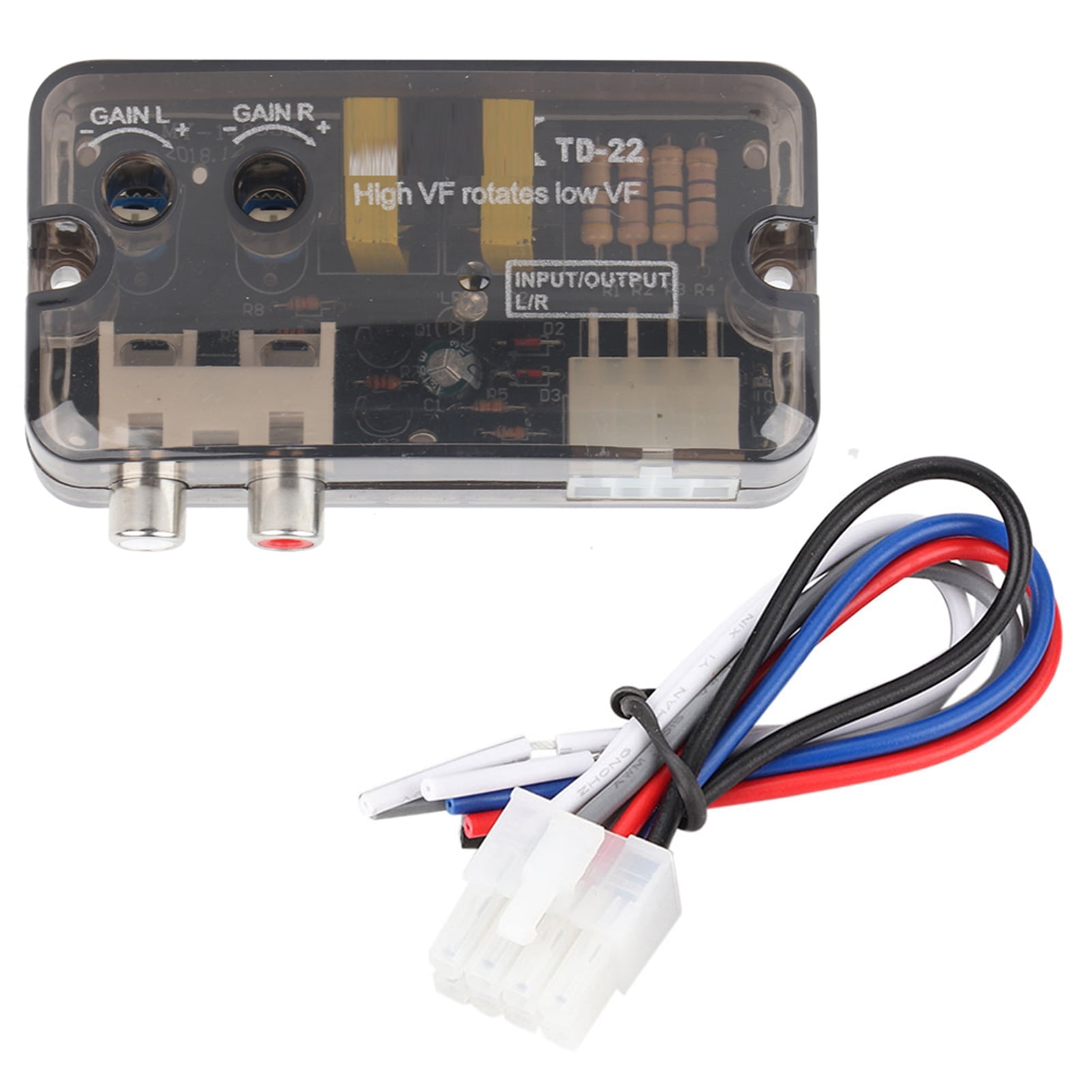 Car Audio Converter High to Low Frequency Speaker Level with Control ...