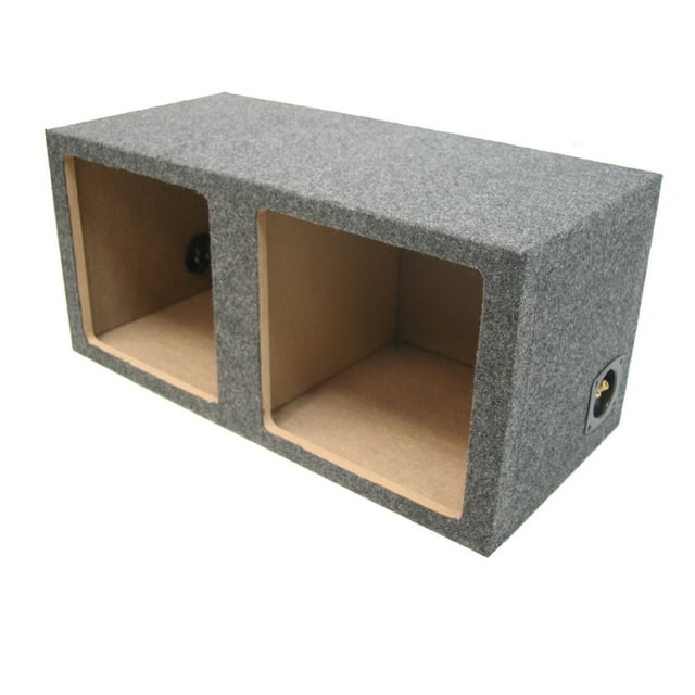 Car Audio Dual 12" Sealed Square Sub Box Enclosure fits Kicker L7 ...