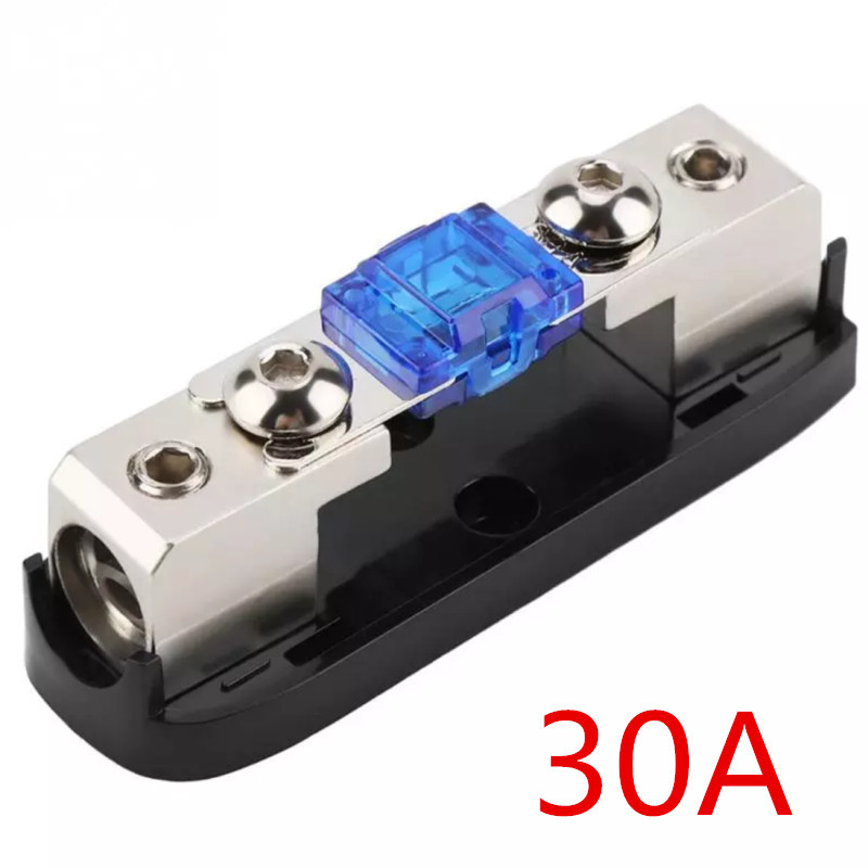 Car Audio Fuse Power Fuse Holder 30-150A Stereo Audio Single Way AGU ...