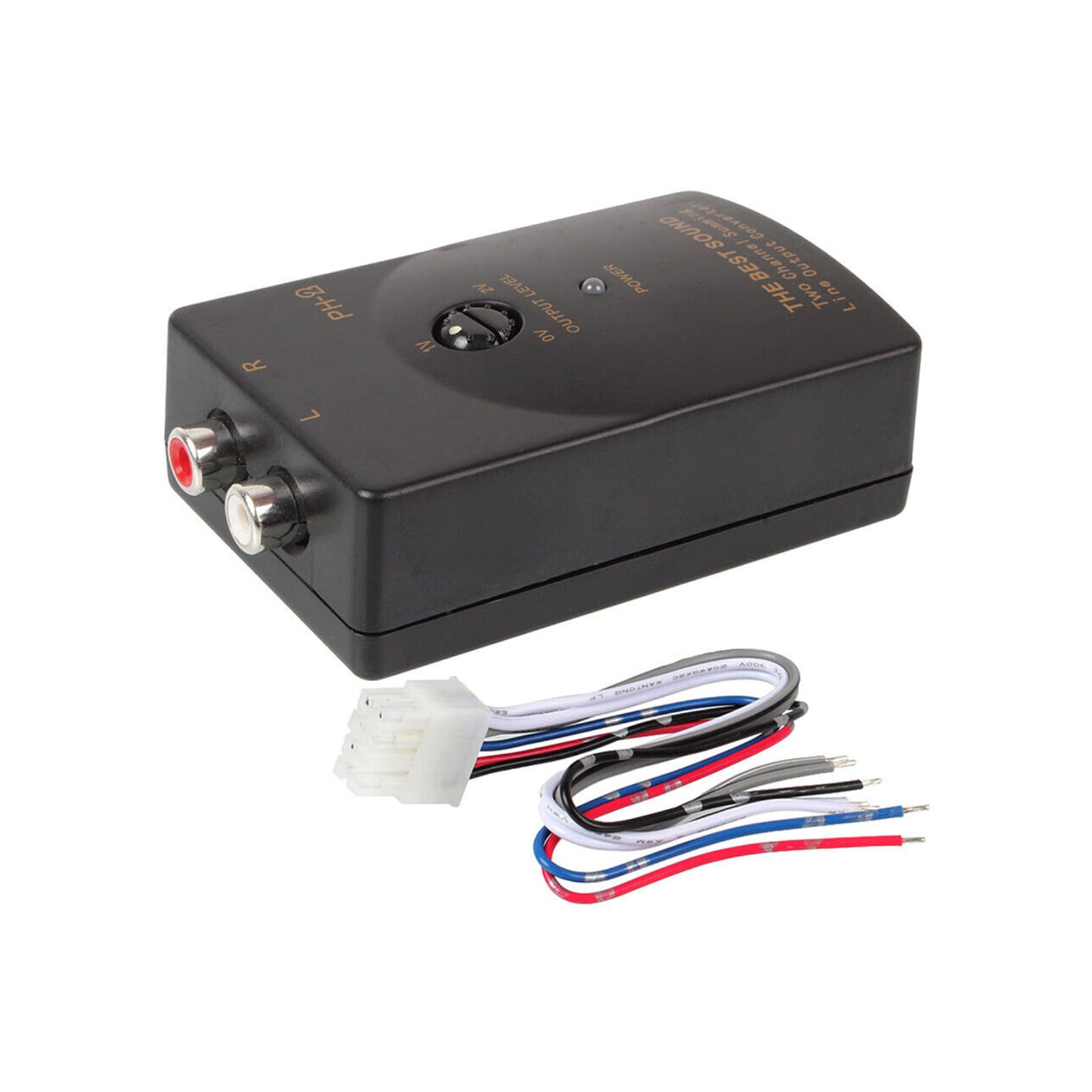 Car Audio Hi-Low Converter 50W, 20Hz-20kHz, Converts High Voltage to ...