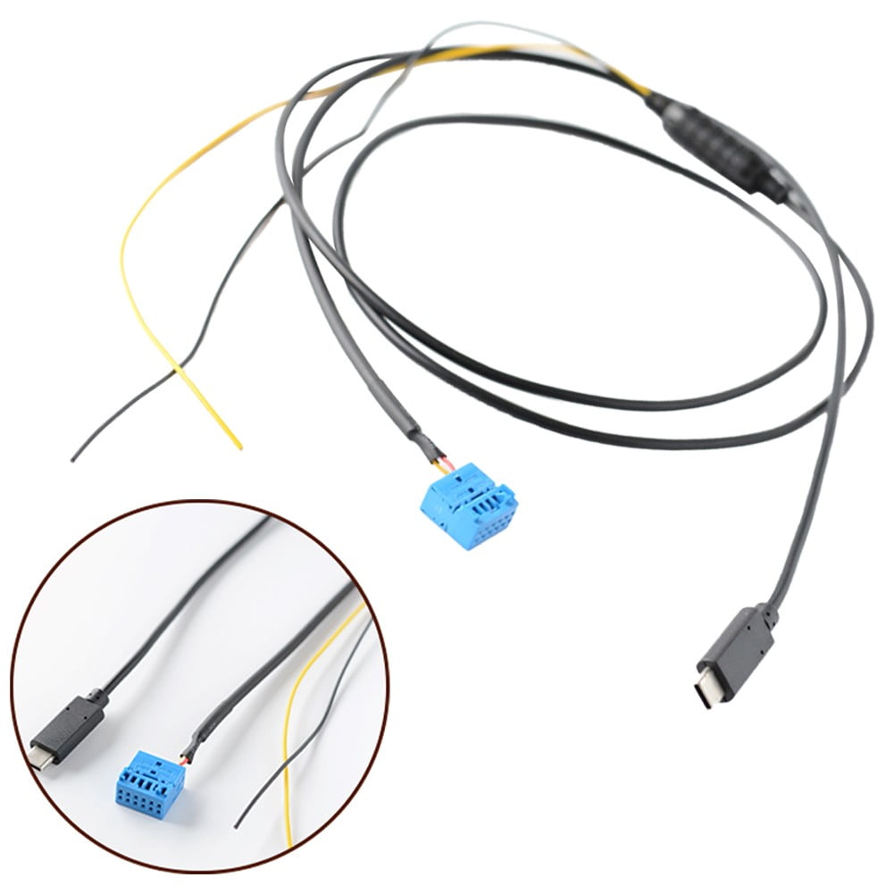 Car Audio Interface Charging + AUX Audio Input For golf 6 For Magotan ...