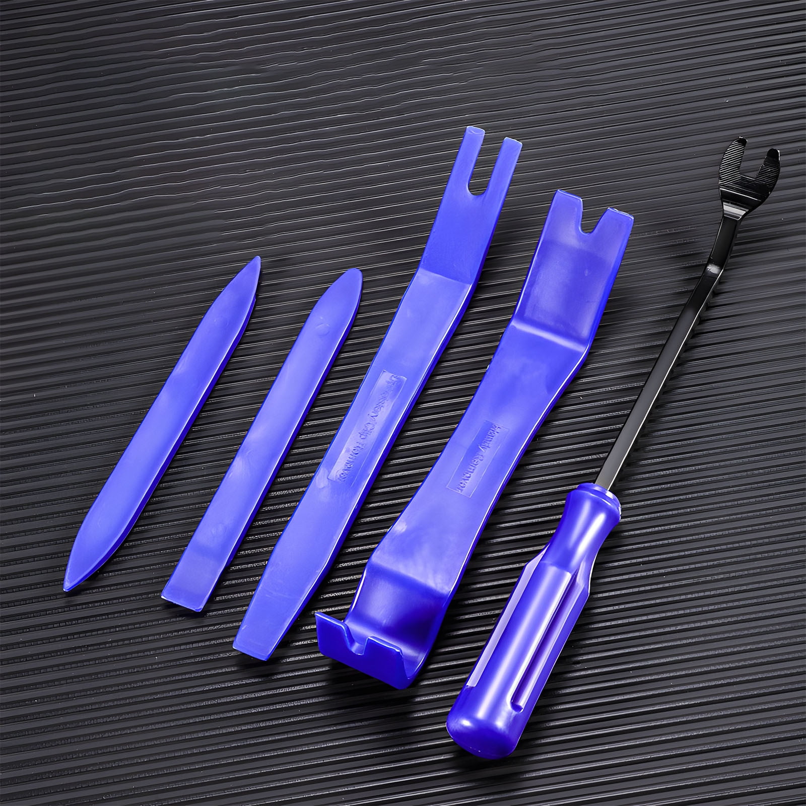 Car Audio Interior Disassembly Tool Set | 5-Piece Blue Plastic Pry ...