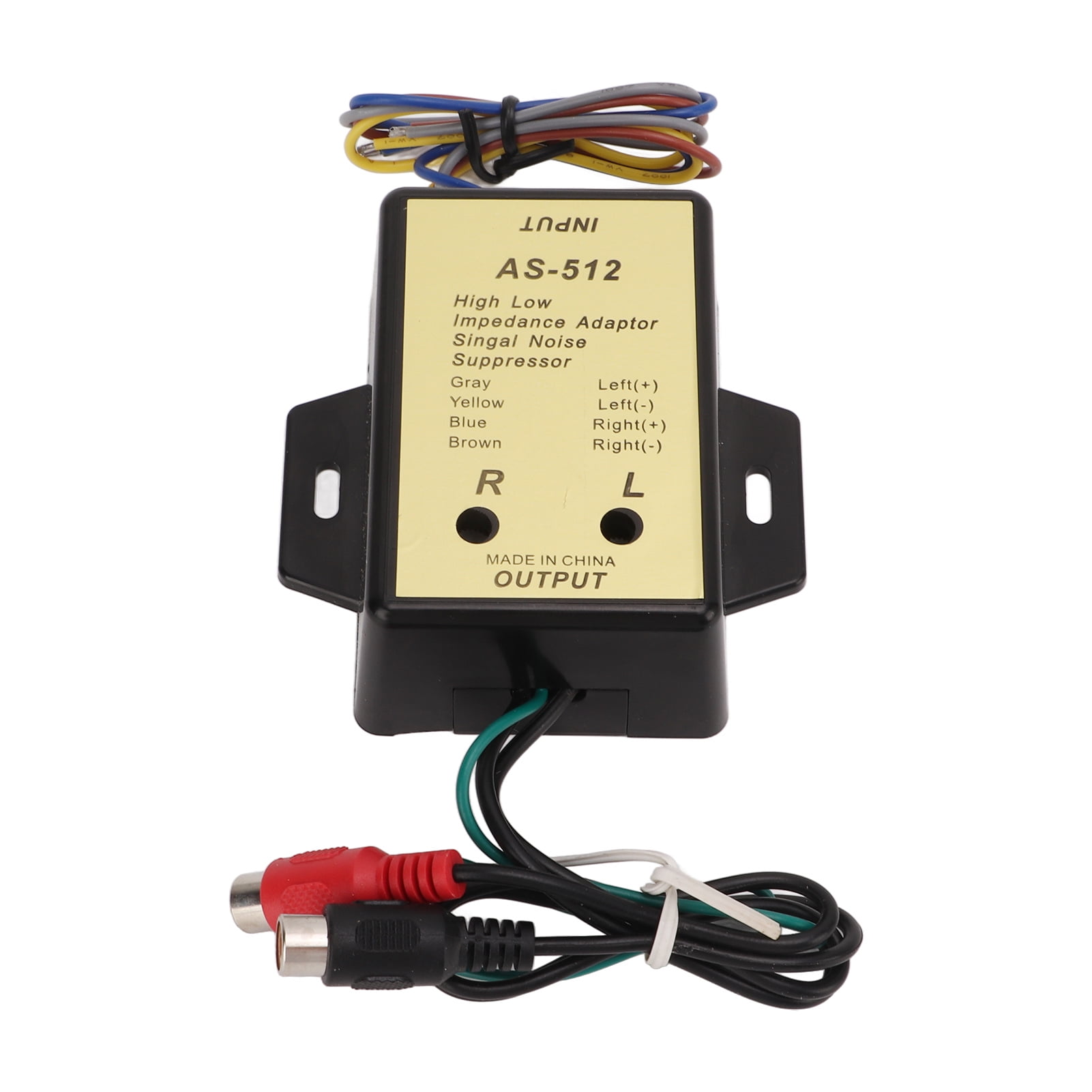 Car Audio Line Output Converter, Dual Channel Signal Adapter, Boost ...