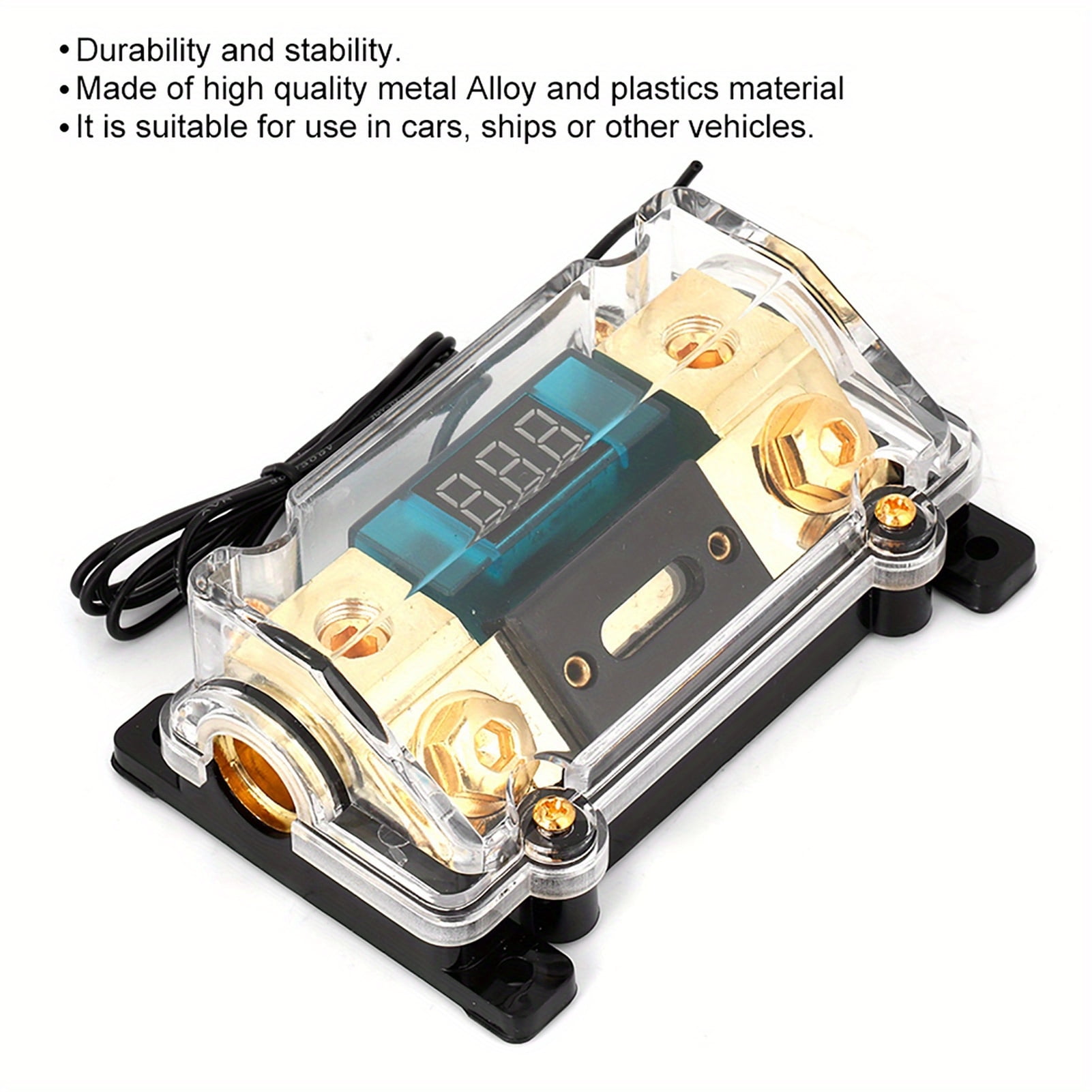 Car Audio Power Fuses Holder Stereo Distribution Block Box Digital ...