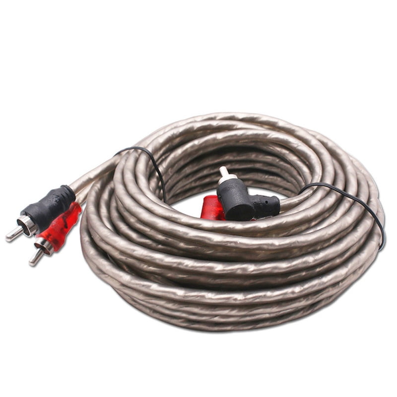 Car Audio Signal Wire Pure Copper RCA Power Amplifier Audio Signal ...