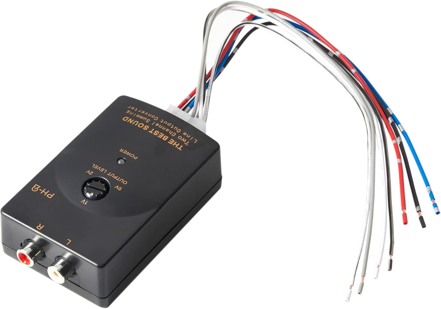 Car Audio Speaker Wire to RCA Line Output Converter, 2-Channel High to ...