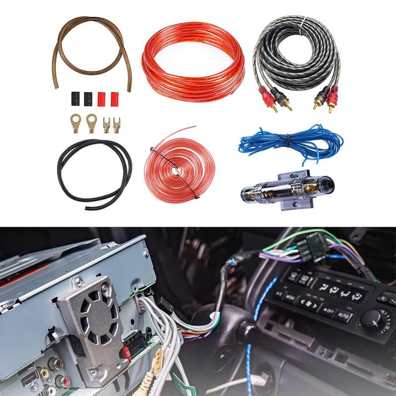 Car Audio Wiring Kit Amplifier Woofer Wiring Kit Sound System Car Power ...