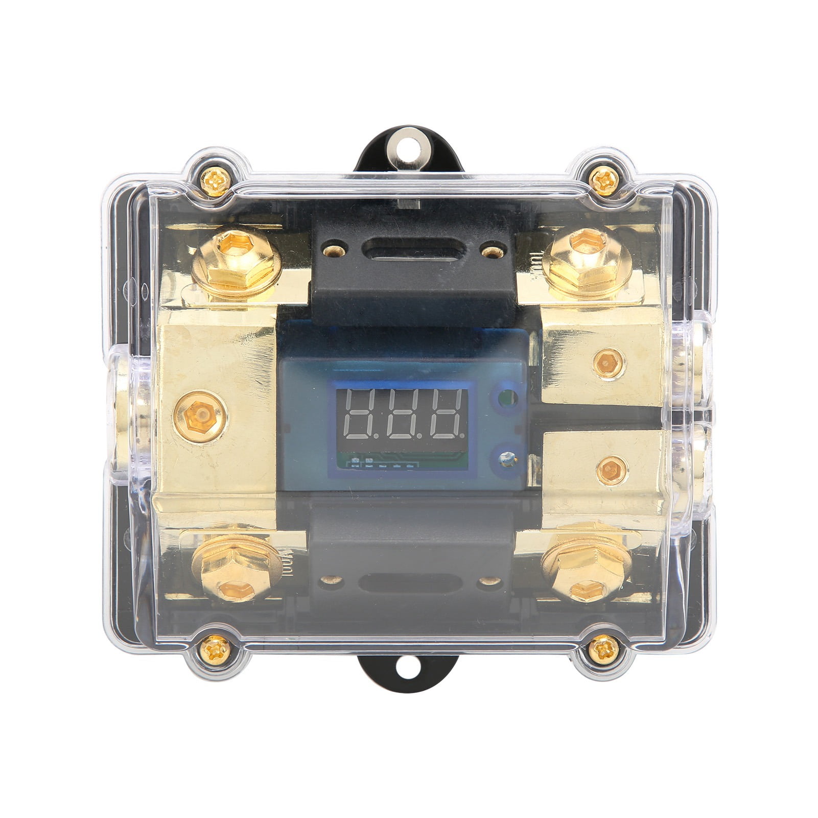 Car Auto Fuse Holder with LED Digital Display 100A Universal 1 in 2 Out ...