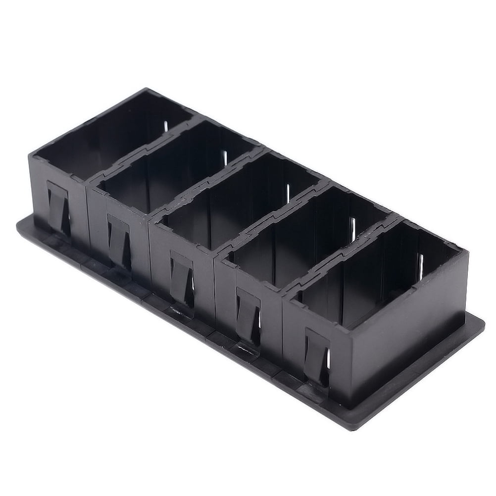 OUNONA Black Car Toggle Switch Holder Housing Kit ABS PC Material 2x2 ...