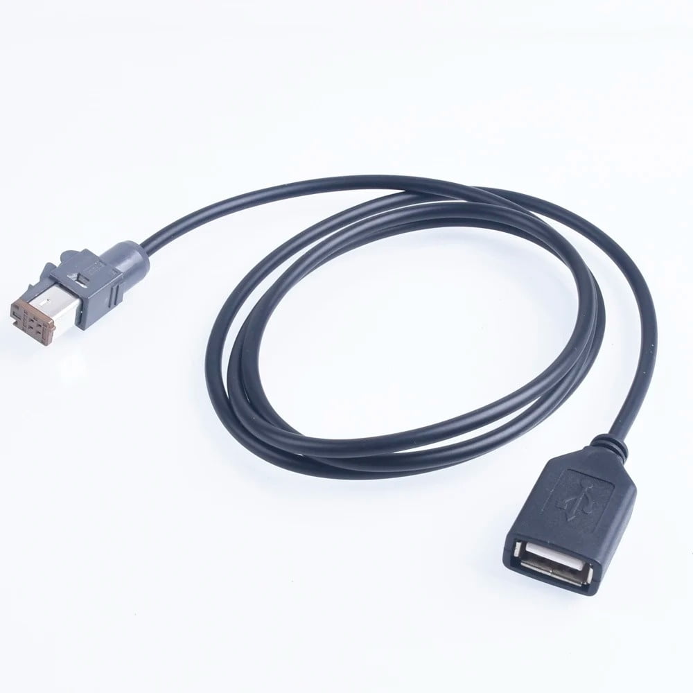 Car Aux Audio Input Media Data Wire Plug To Usb Adapter Conector For ...