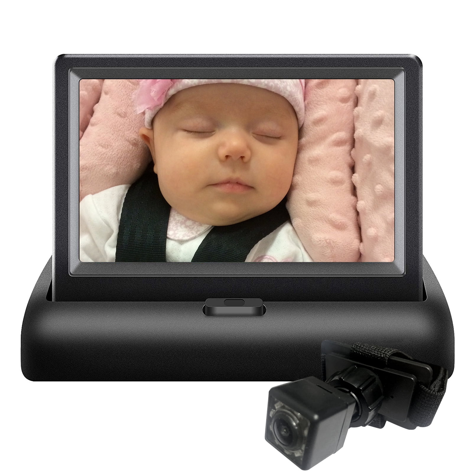 With Car Baby Camera 4.3'' Car Monitor With Infrared Night Vision Plug ...