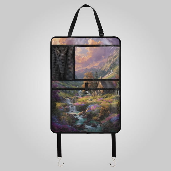 Car Back Seat Organizer Antique Nylon Fabric Thickened Waterproof Foot ...