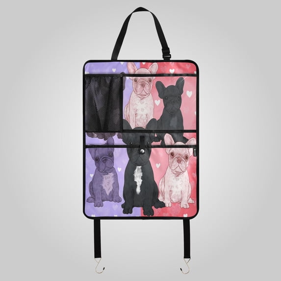 Car Back Seat Organizer Antique Nylon Fabric Thickened Waterproof Foot ...