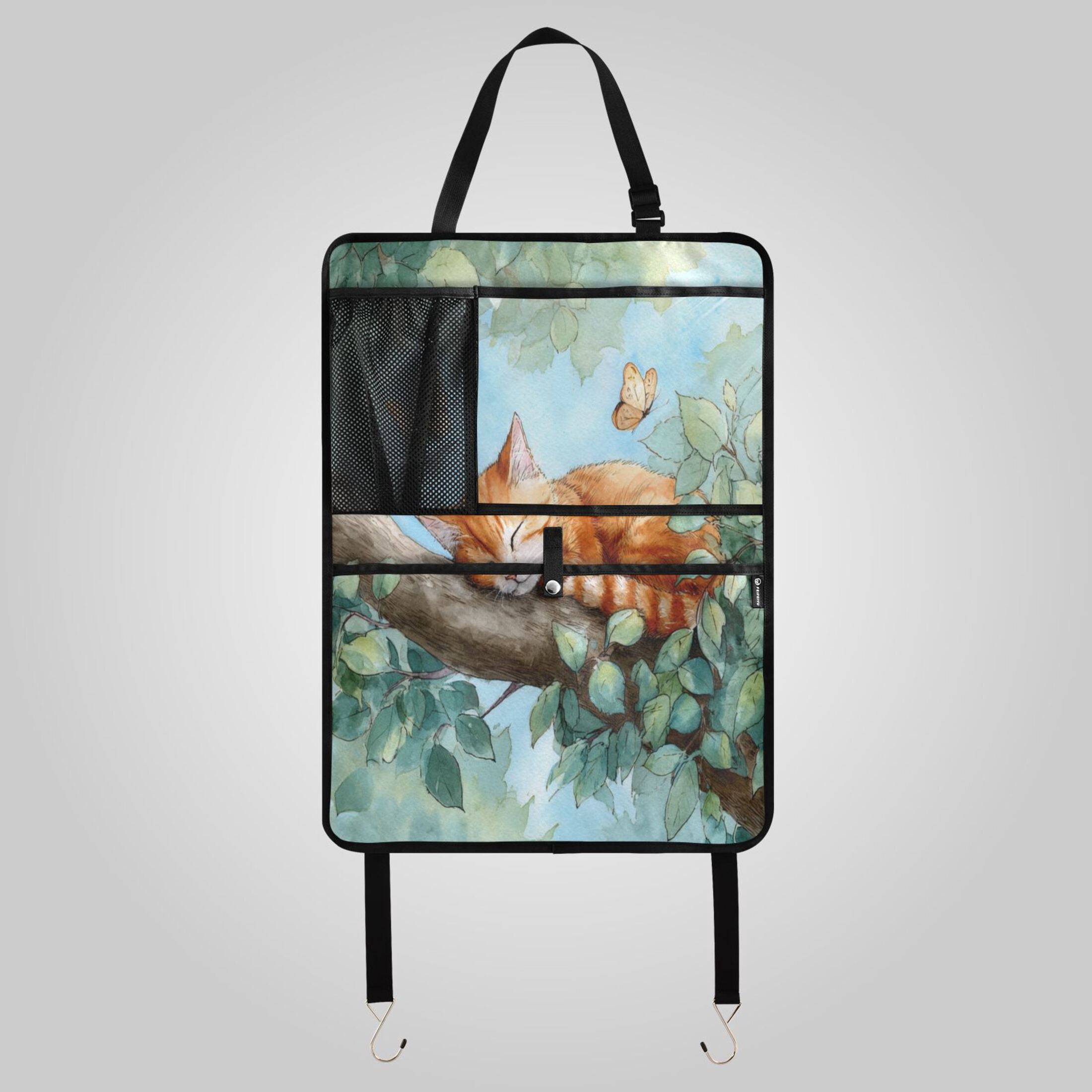 Car Back Seat Organizer Antique Nylon Fabric Thickened Waterproof Foot ...