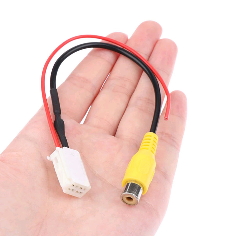 Car Back Up Cable Adapter Car 4 Pin Male Connector Car Radio Reverse ...