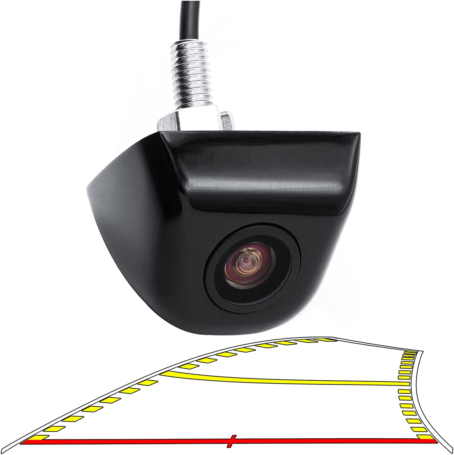 Car Backup Camera with Dyna Trajectory Guide Line, GreenYi HD 960x720 ...