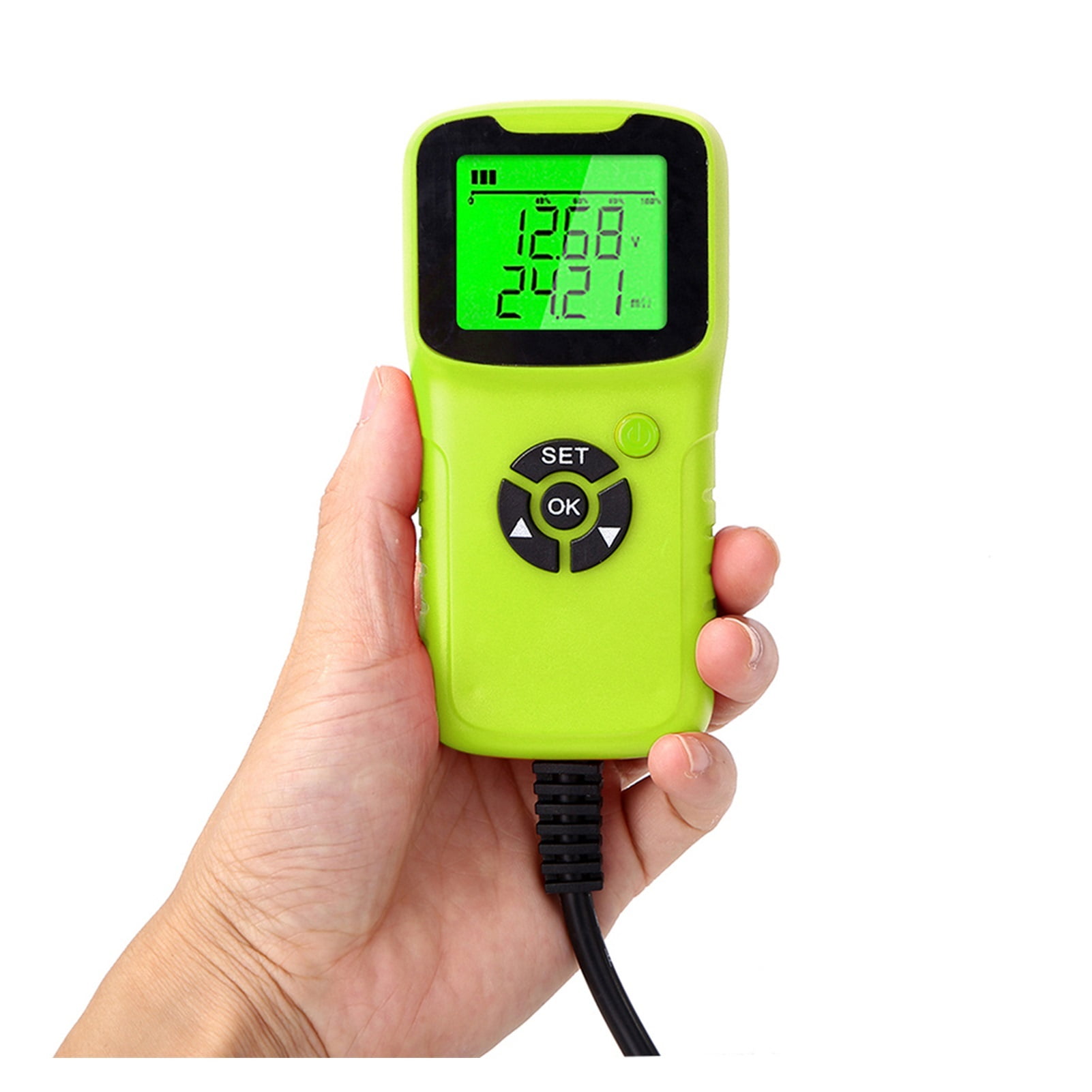 Car Battery Charger Tester Analyzer 12V 2000CCA Battery Voltage Test ...