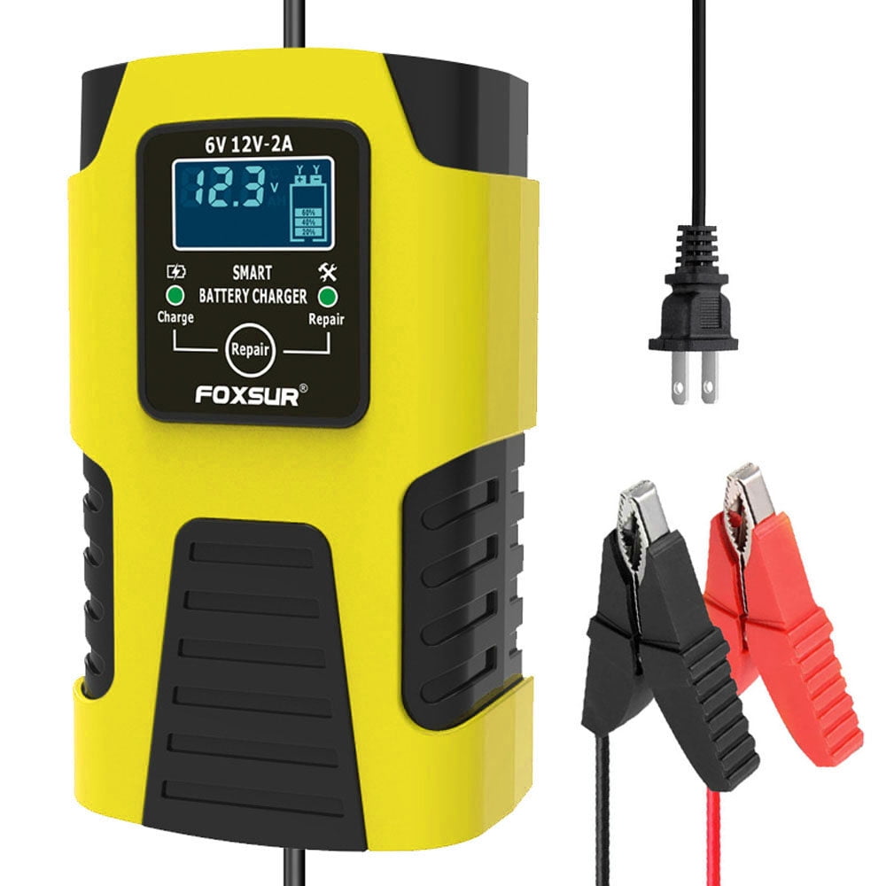 Car Battery Chargers 12V/2A 24V/2A Full Automatic Smart Battery ...