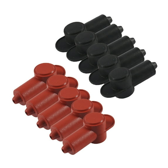 Car Battery Cover Silicone Insulate Terminal Caps Positive Protector ...