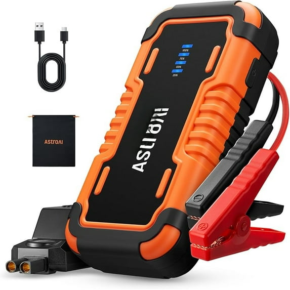 Car Battery Jump Starter, Car Jumper Starter Battery Pack ,Portable ...