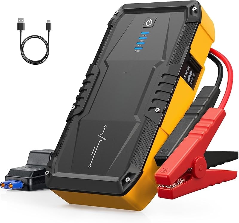 Car Battery Jump Starter, Car Jumper Starter Battery Pack ,Portable ...