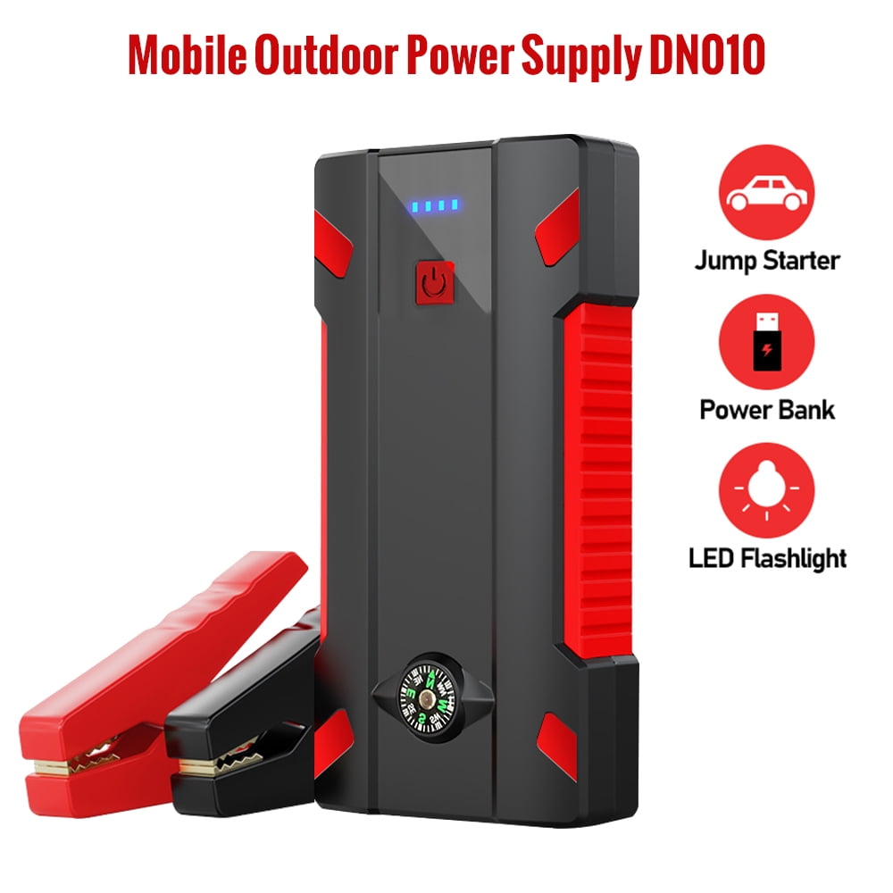 DFITO Car Battery Jump Starter, Portable Booster for 6L Gas, 3L Diesel ...