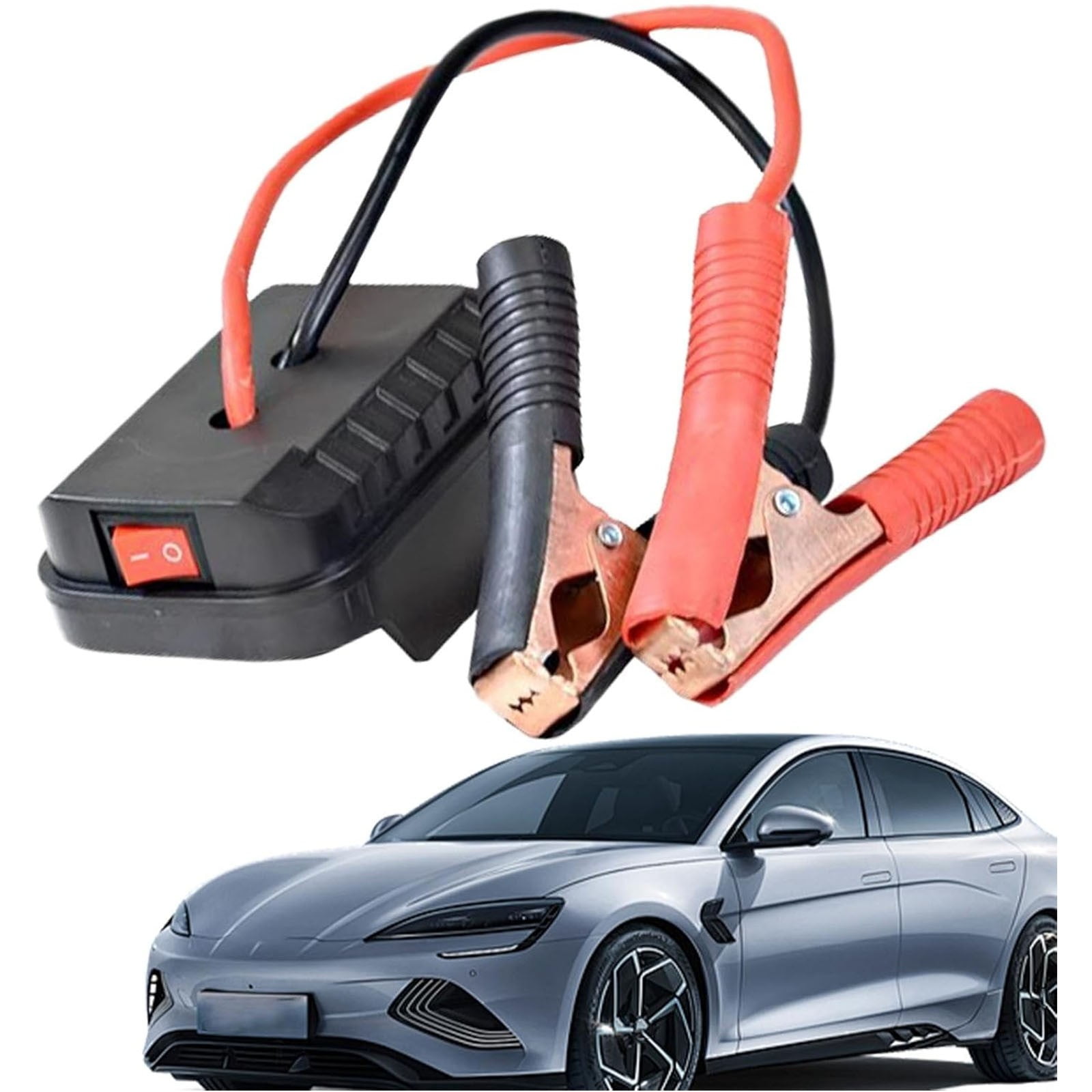 Car Battery Jump Starter with Dual USB Powerful Lithium Cars Jumper ...