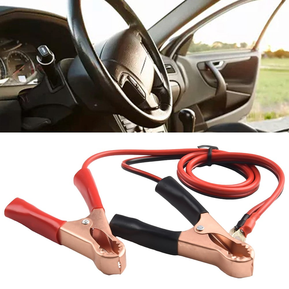 Car Battery Power Line Cable Power Line with Starter Alligator Clamp ...