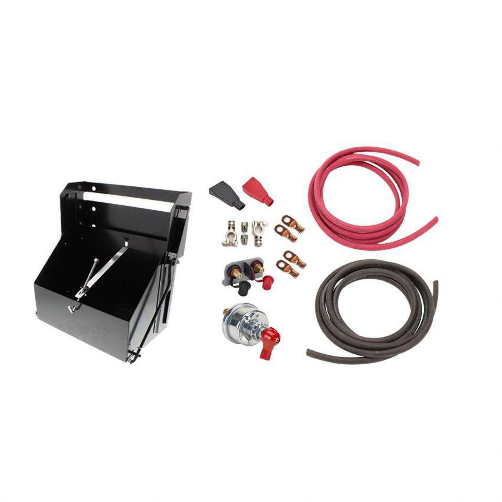 Car Battery Relocation Kit w/Steel Drop-Out Box w/Batt Disc - Walmart.com