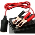 Car Battery Socket Plug - with Battery Clamps Heavy Duty Adapter,Car ...