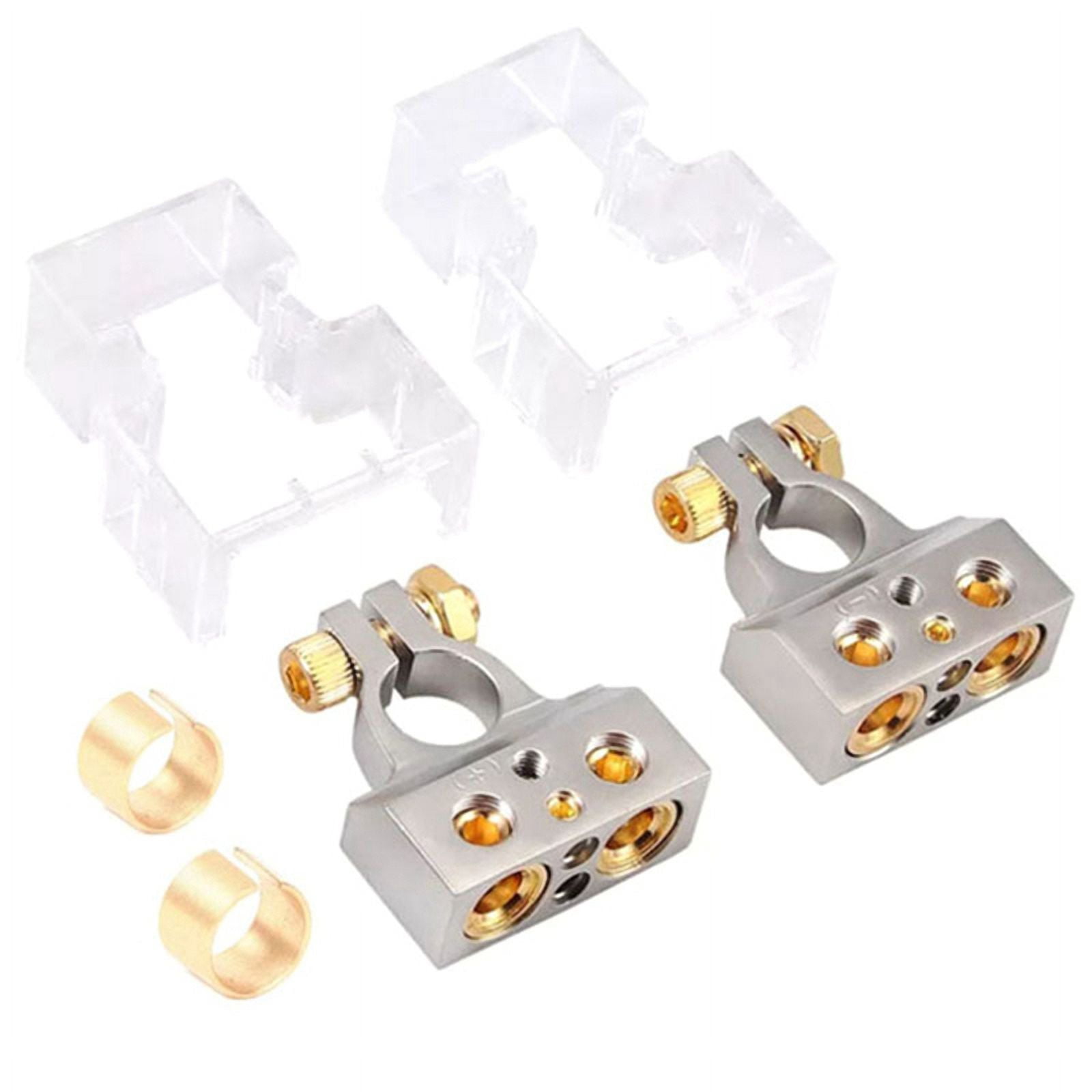 Car Battery Terminal Connectors with Covers Shims Modified Battery ...