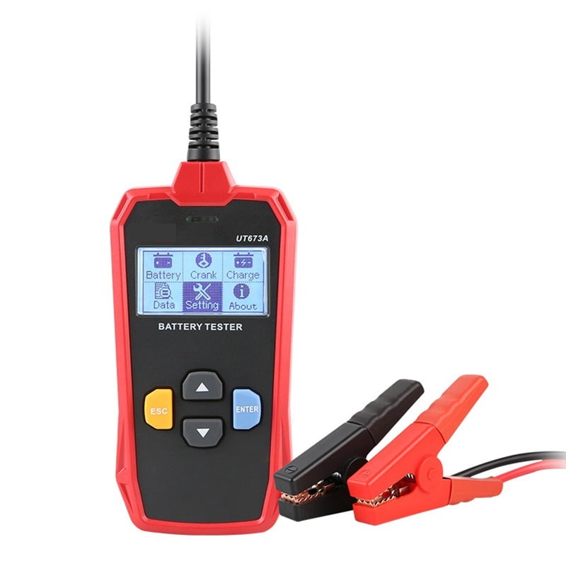 Car Battery Tester 12V 24V DC Charger Analyzer UT673A UT675A Capacity ...